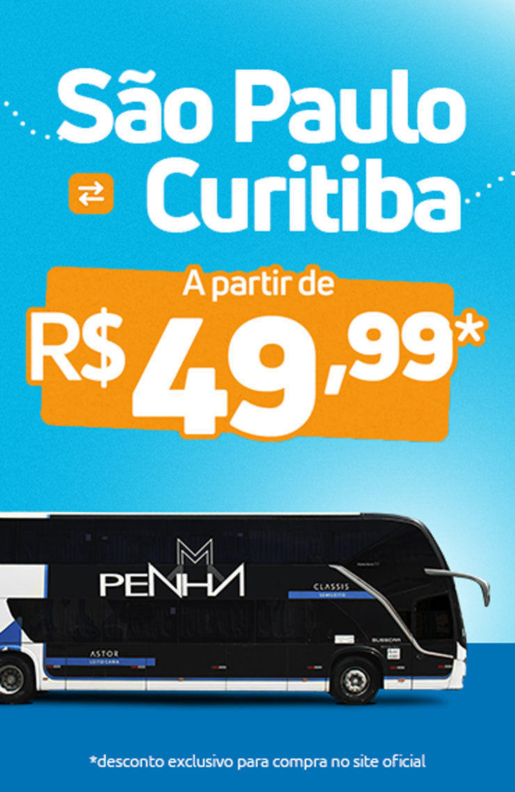 Passagem de ônibus. Compre Online com Desconto | Penha
